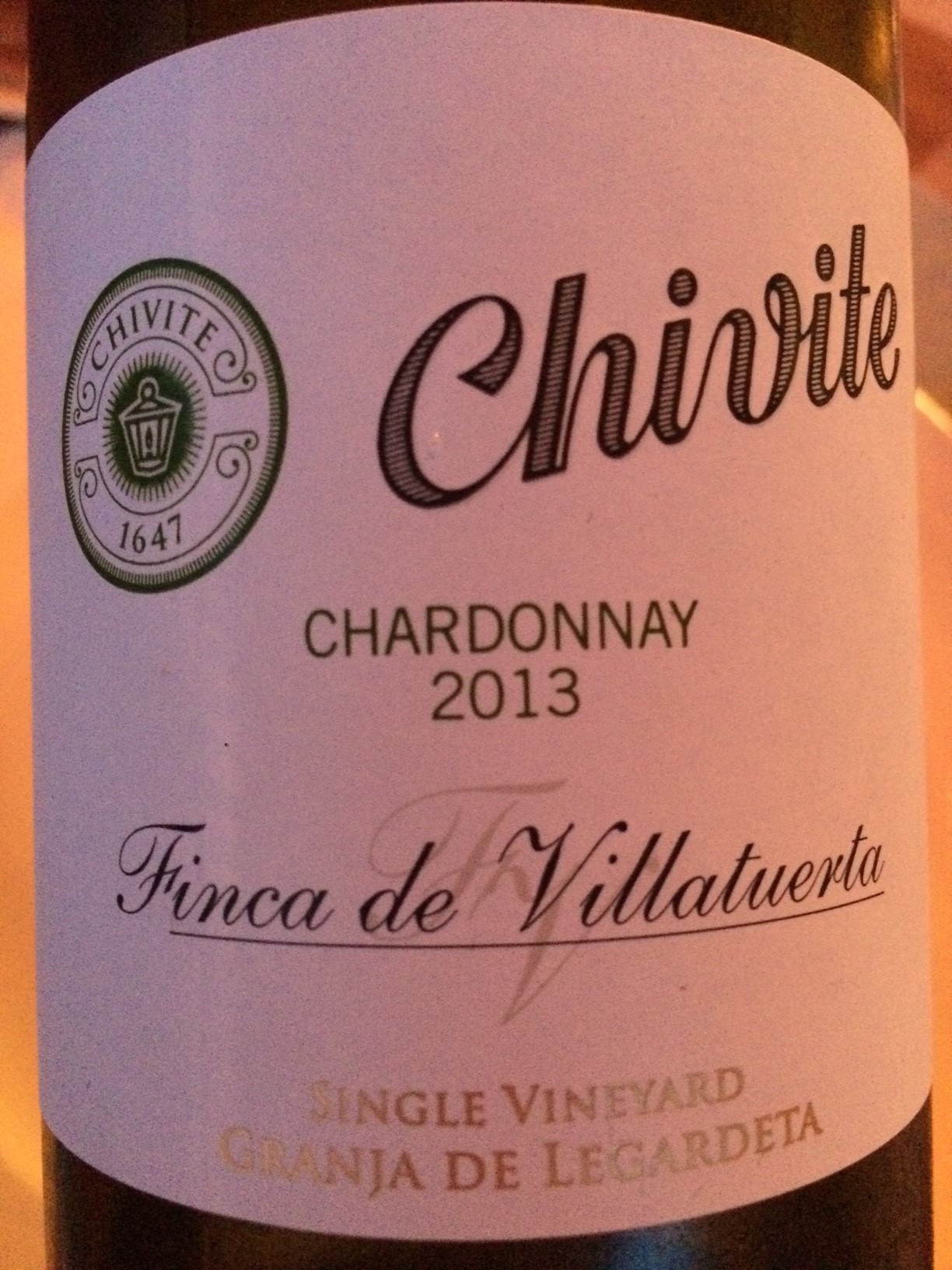 Chivite Finca Villatuerta Chardonay 2013