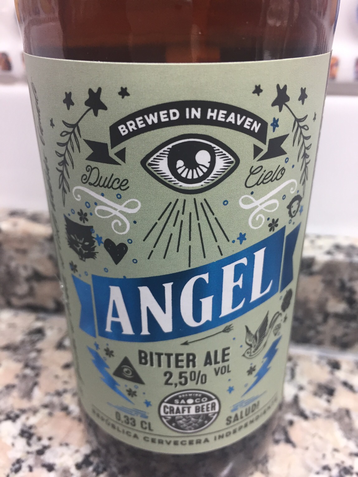Cerveza Angel bitter ale