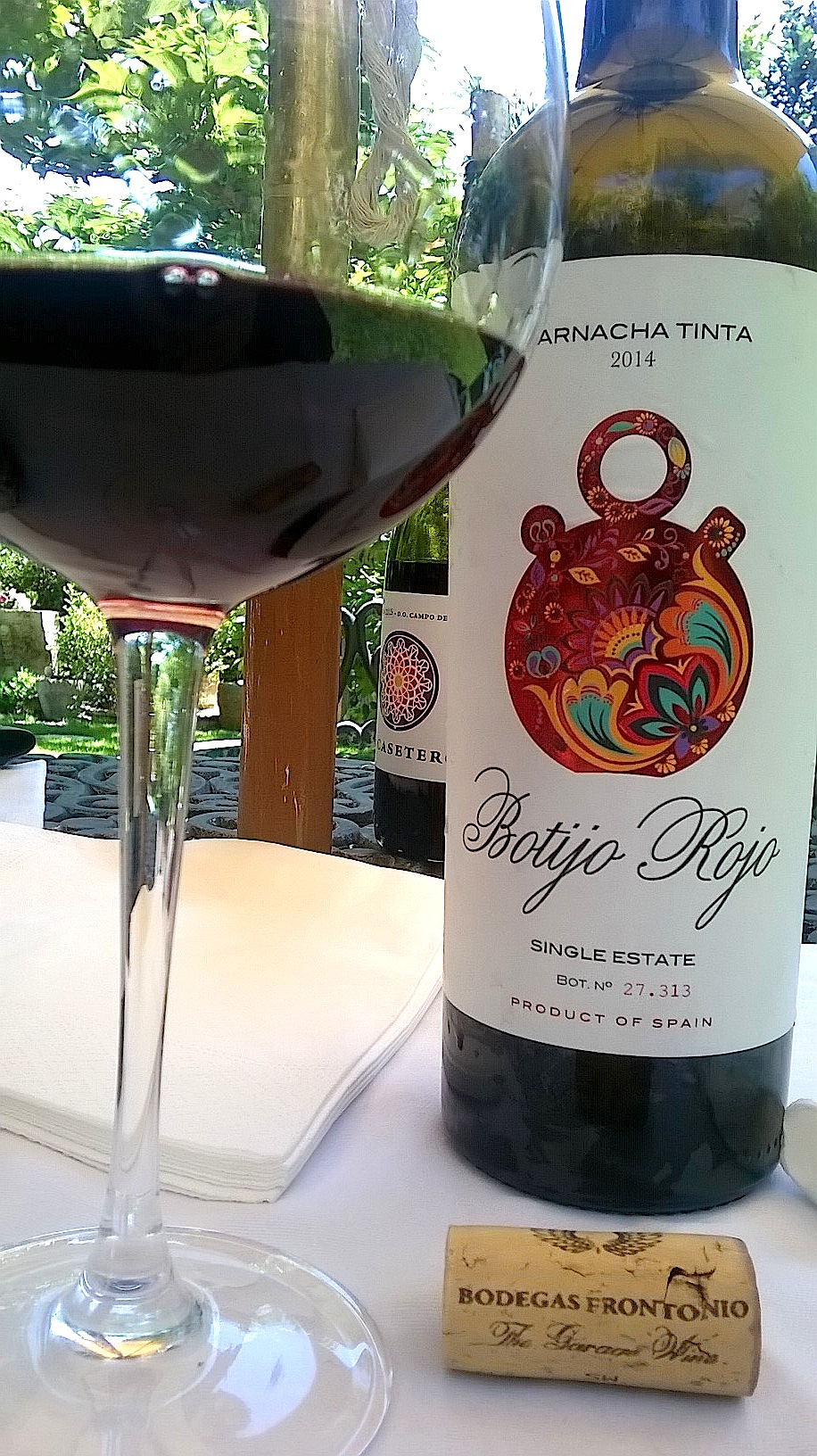 Botijo rojo. Garnacha tinta 2014