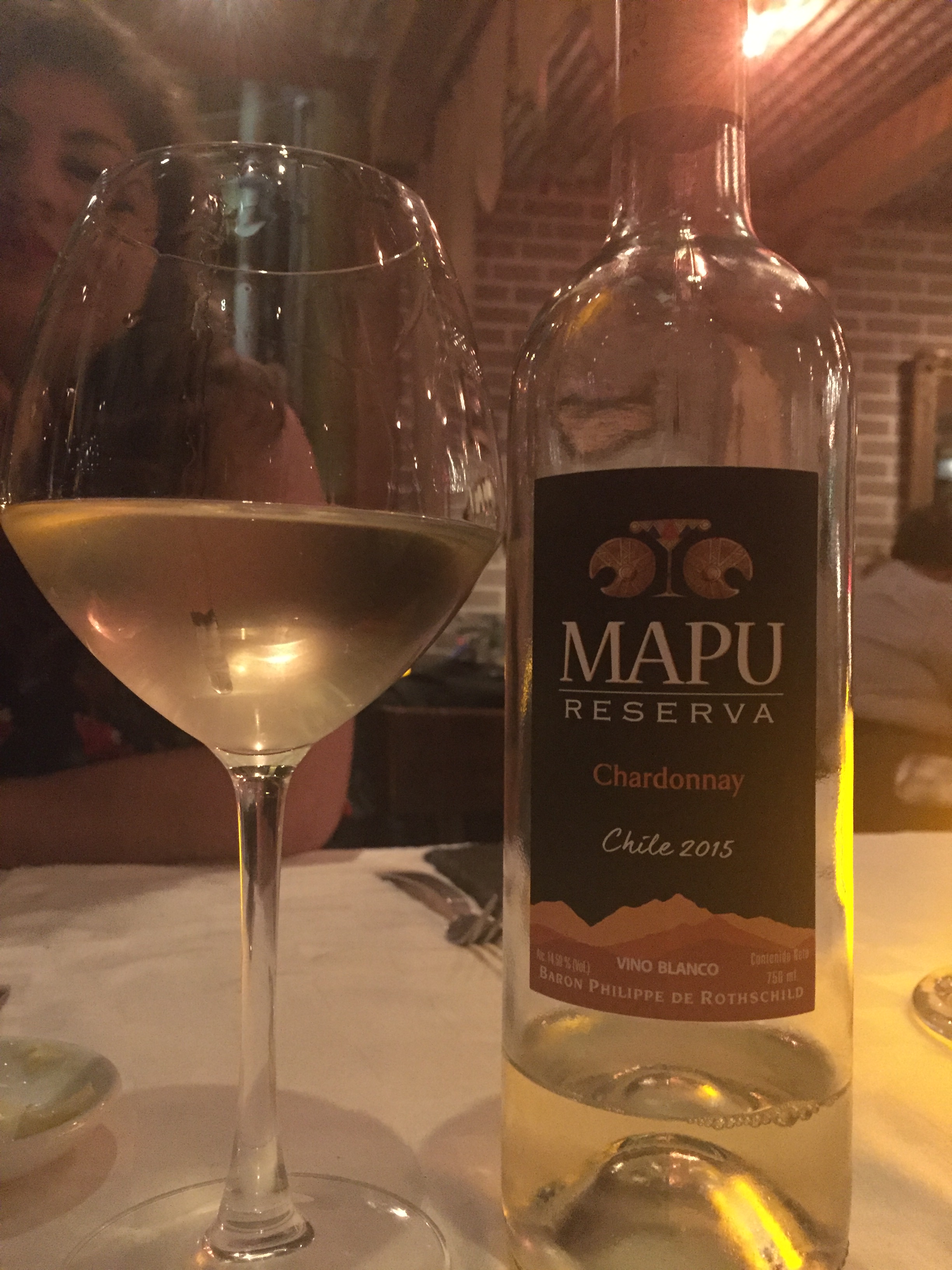 Mapu reserva Chardonnay 2015
