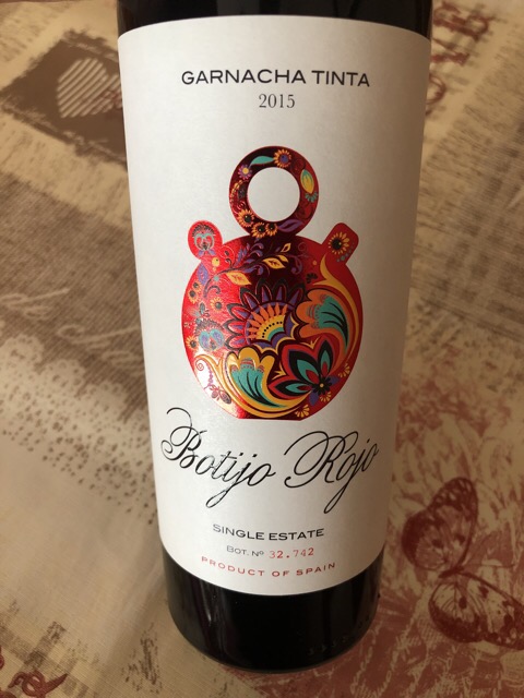 Botijo Rojo 2015 (IGP Valdejalón) 2015