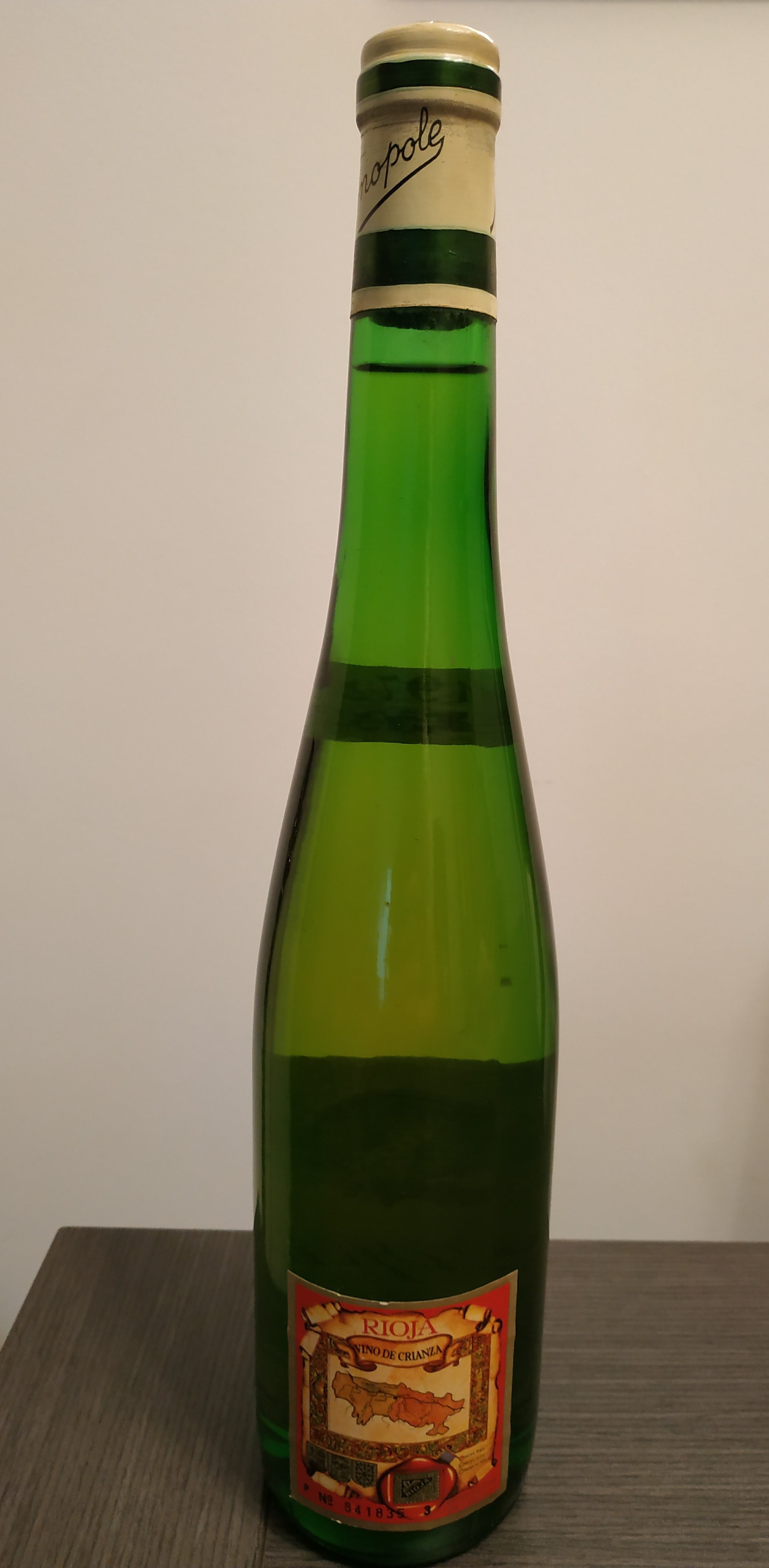 Botella de CVNE Monopole Blanco Seco 1972 (1/1) - Verema