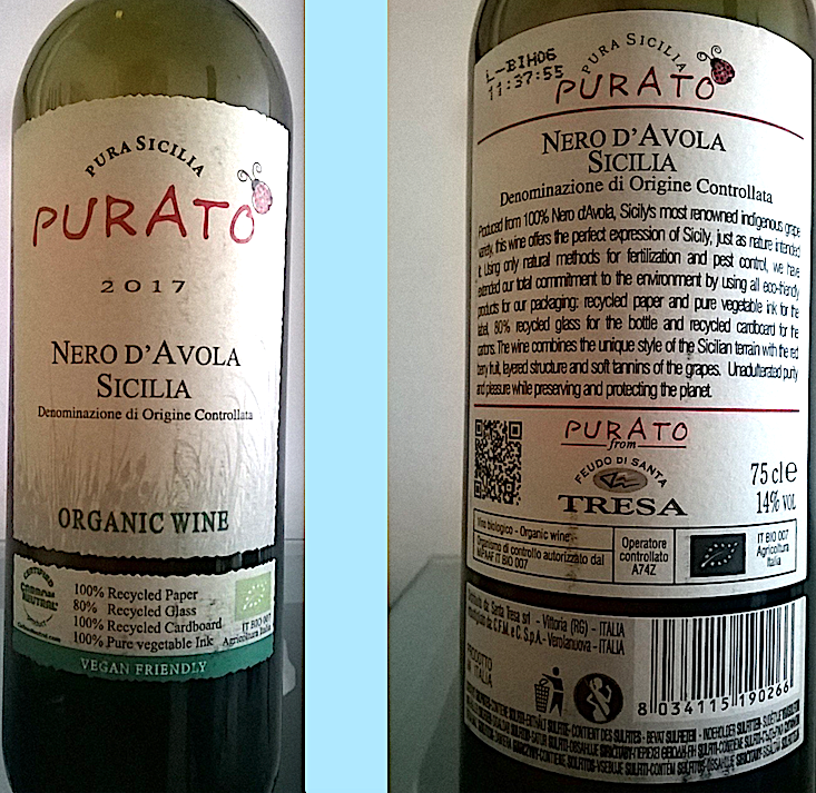 Purato "Pura Sicilia" 2017