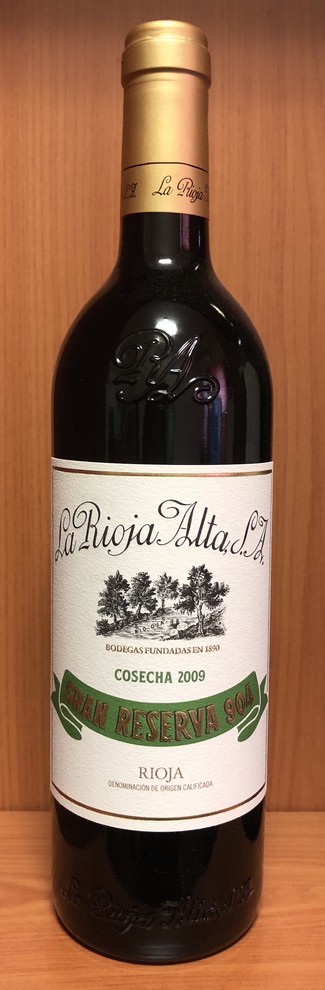 Opinión sobre La Rioja Alta Gran Reserva 904 2009