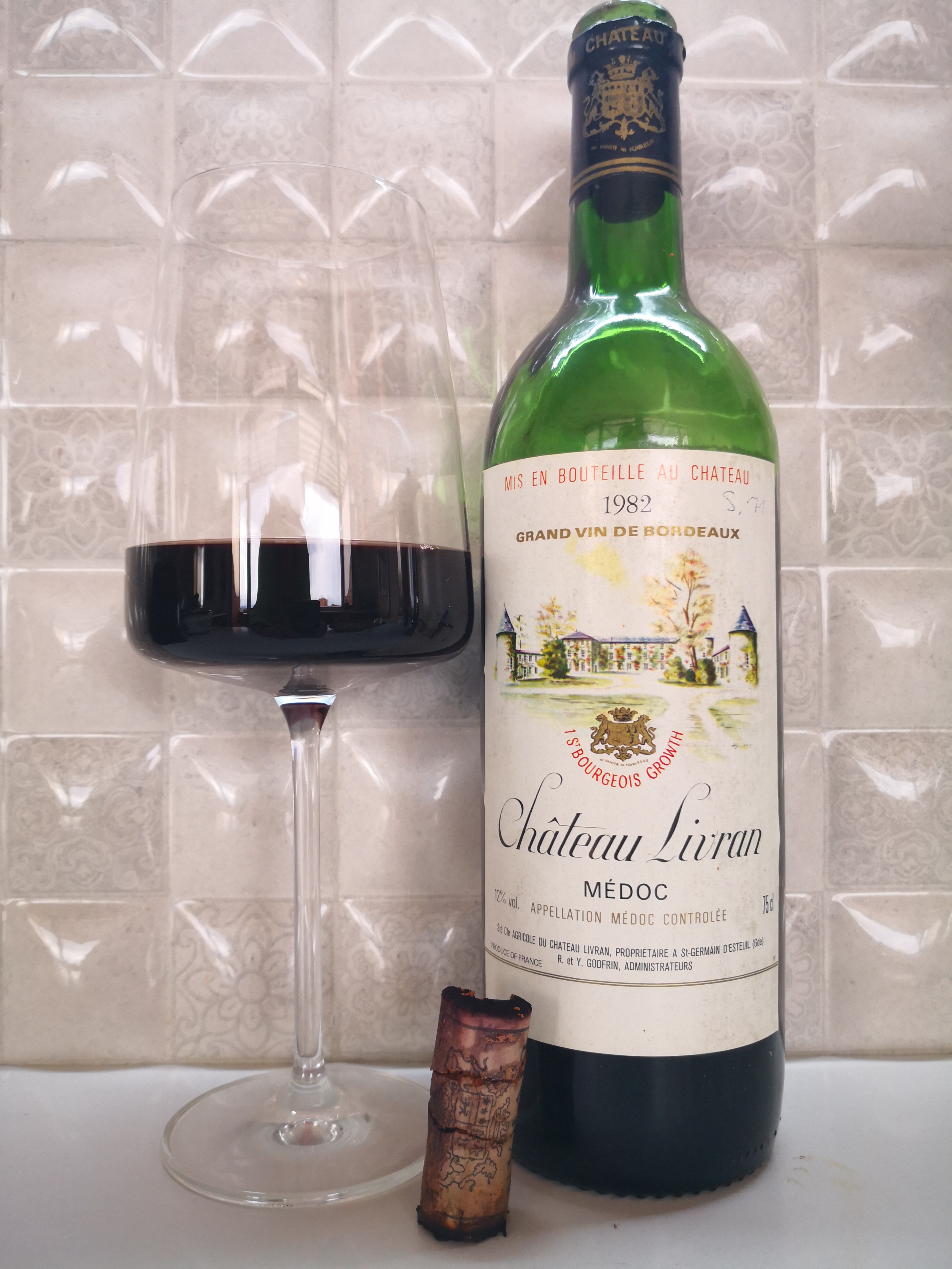 Vino Château Livran 1982