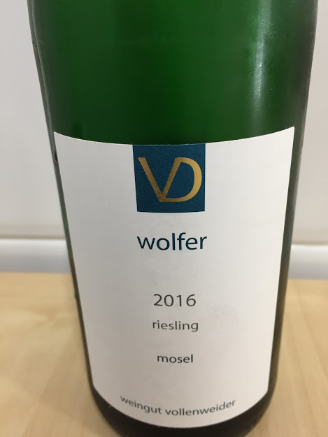 Daniel Vollenweider Wolfer Riesling 2016