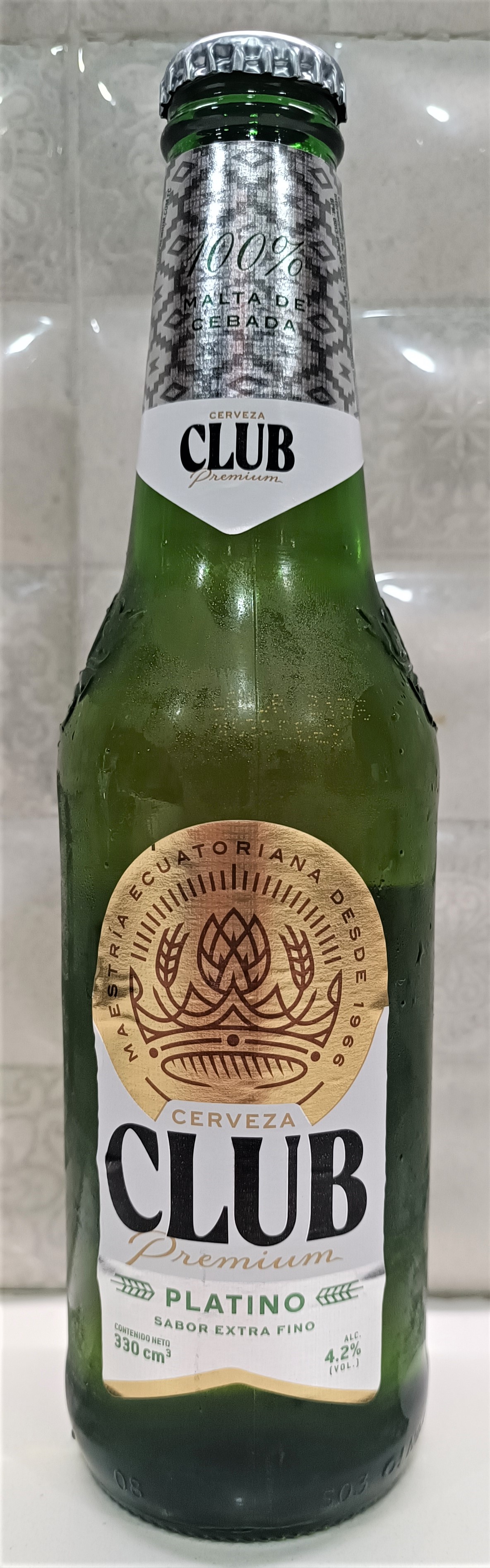 Cerveza Club Premium Platino