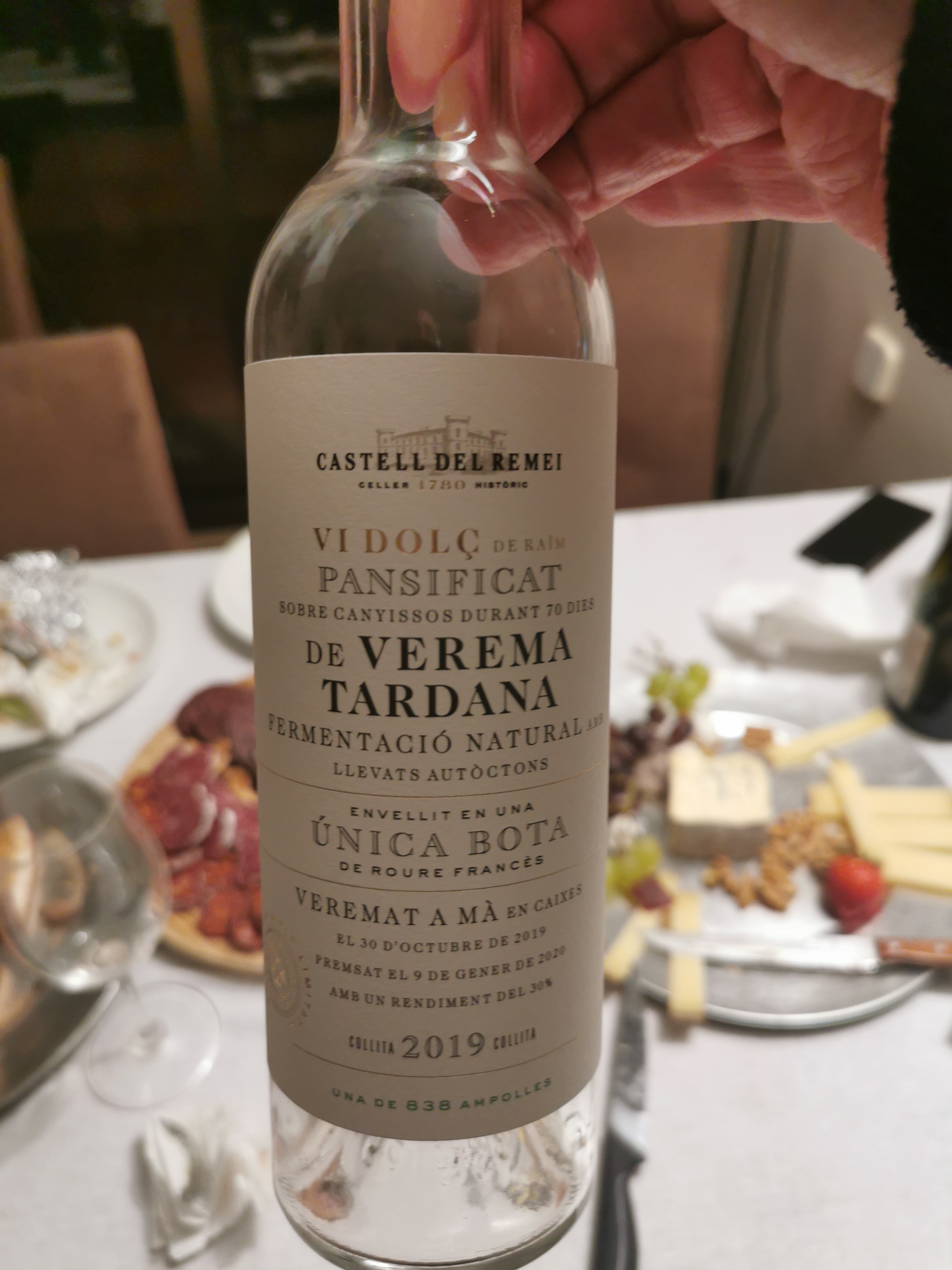 Castell del Remei Verema Tardana 2019