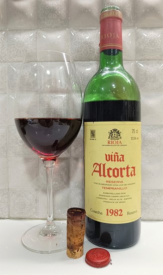 Opinión sobre Viña Alcorta Reserva 1982